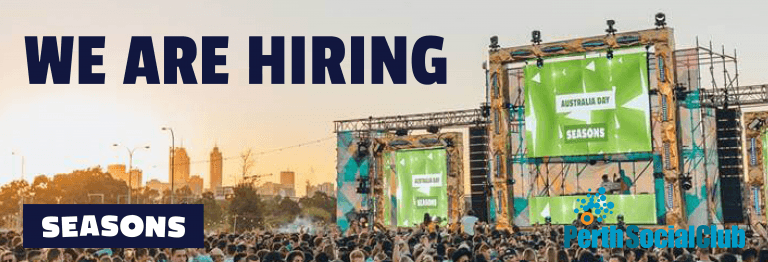 Recruitment – Perth Social Club